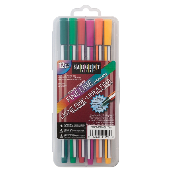 Sargent Art Fine Line Markers - BLICK art materials