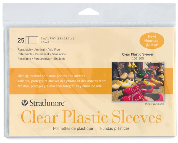 Strathmore Clear Plastic Sleeves - BLICK art materials