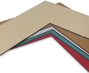 Crescent RagMat Noir Black Core Museum Matboard - BLICK art materials