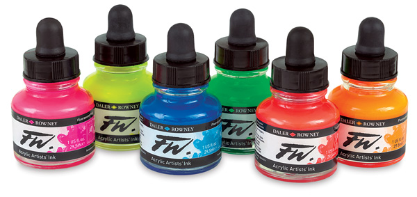 Daler-Rowney FW Acrylic Water-Resistant Artists Ink - BLICK art materials