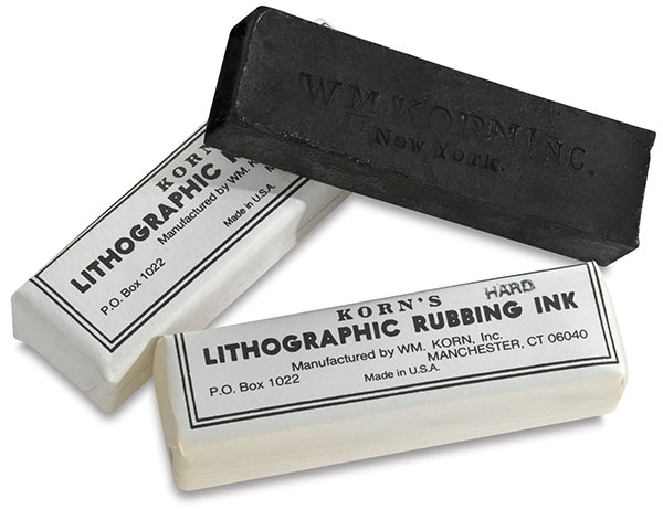 Korn's Lithographic Rubbing Ink Sticks - BLICK art materials