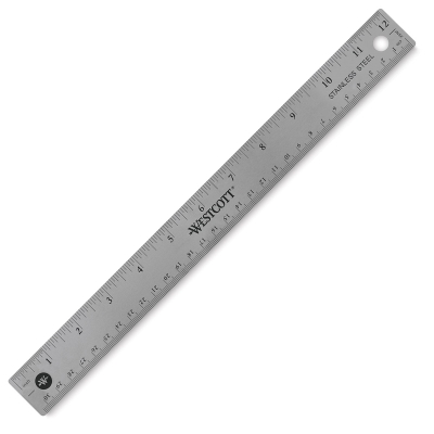 55489-1012 - Westcott Flexible Stainless Steel Rulers - BLICK art materials