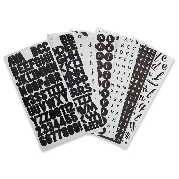 File Letter Stickers